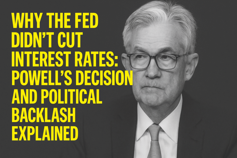 Why the Fed Didn’t Cut Interest Rates: Powell’s Decision and Political ...